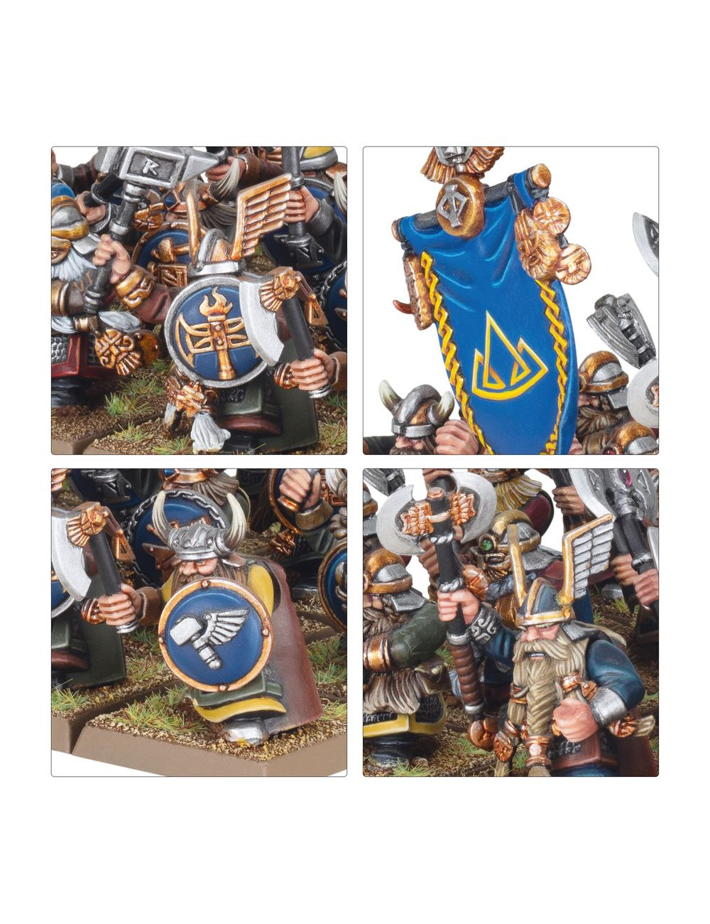 Battalion Dwarfen Mountain Holds Batallón Enanos Warhammer The Old World