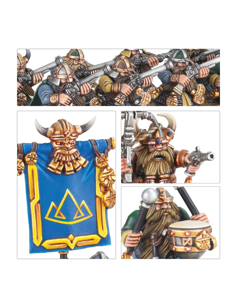 Dwarf Quarrellers Thunderers Enanos Atronadores Ballesteros Dwarfen ...