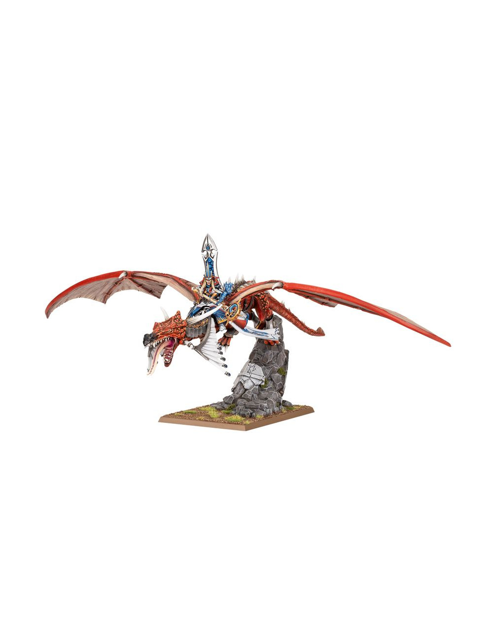 Lord on Dragon Señor/Mago Alto Elfo en Dragón High Elf Realms Warhammer ...