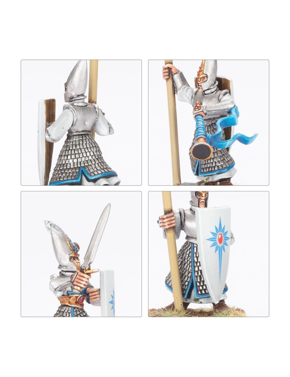 Lanceros Altos Elfos Elven Spearmen High Elf Realms Warhammer The Old World