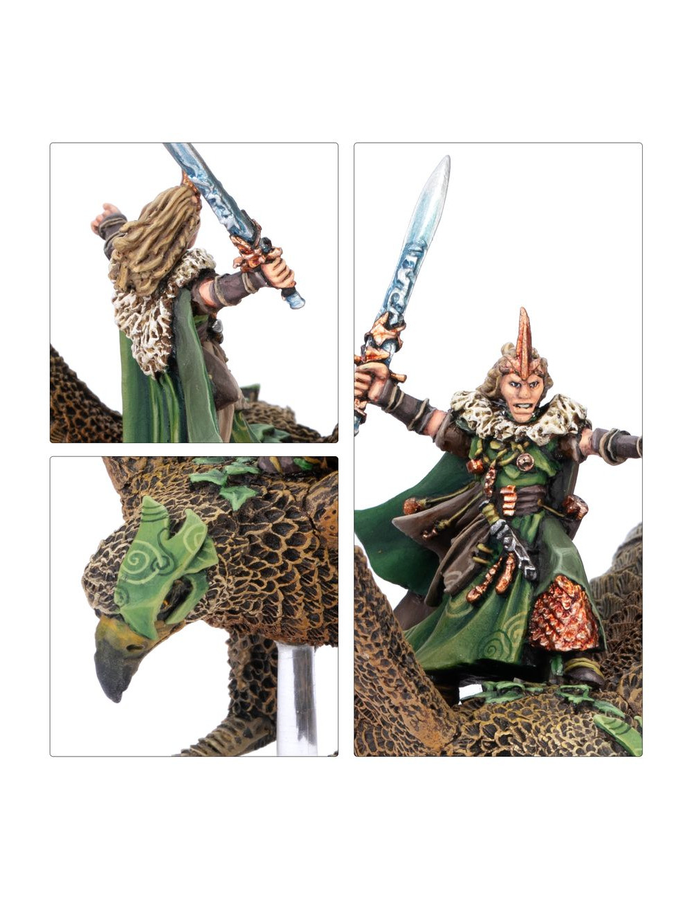 Wood Elf Noble on Great Eagle Noble Elfo Sivano en Águila Wood Elf ...