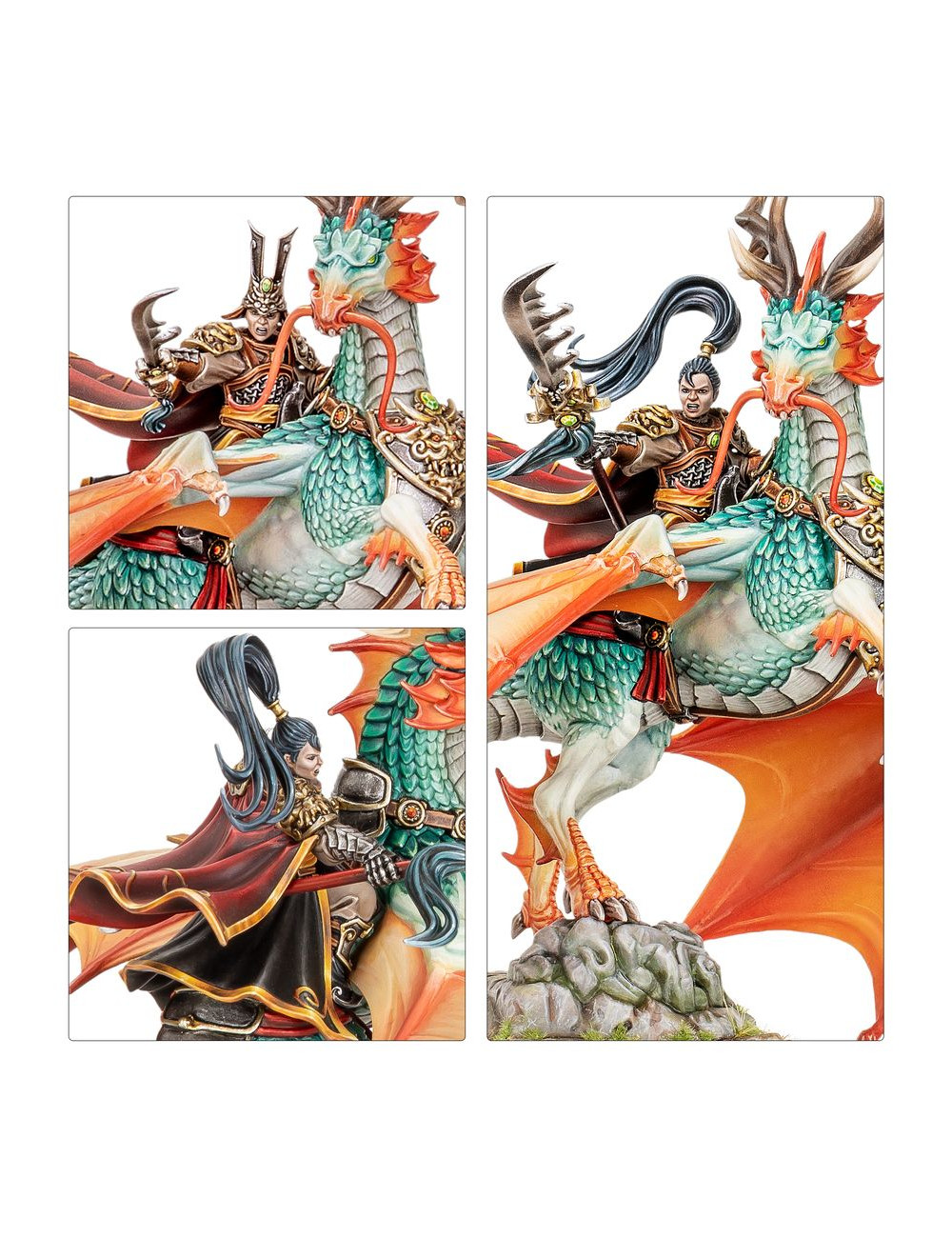 Shugengan Lord on Great Spirit Longma Grand Cathay Warhammer The Old World