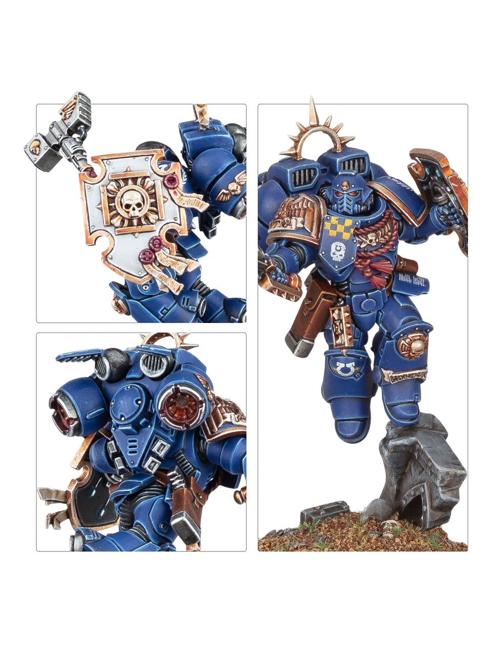 Capitán con Propulsor de Salto y Escudo Reliquia Captain Jump Pack ...