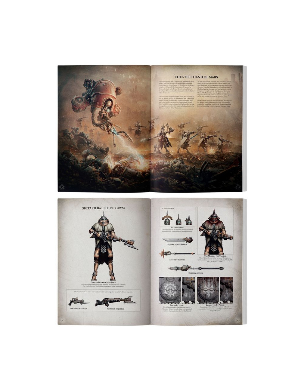 Journal Tactica Skitarii The Steel Hand of Mars (Inglés) Cult ...